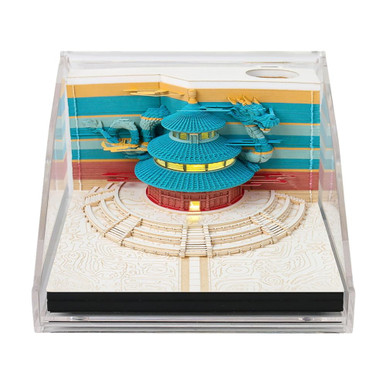 MYBAQ,3D Model Paper Carving Memo Pads,Palace Model Paper Sculpture ...