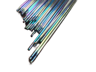 DHAEY 36pcs/lot Vacuum Plating Multicolour,Bicycle Spokes 14G 2.0mm ...