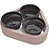 Floating Koi Pond Water Garden Pond Plant Planter, 3 Plant Floating ...