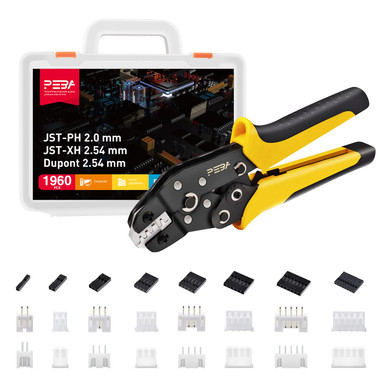 PEBA Micro Connector Pin Crimping Tool Kit, 28 Types JST-PH 2.0mm/JST ...