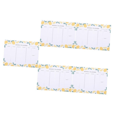 Ciieeo 5pcs Weekly Planner Reminder Note Weekly to Do Notepad Task Pad ...