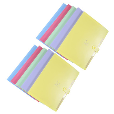 Ciieeo 10pcs Plastic Folder Desktop File Holder Expandable File Folder ...