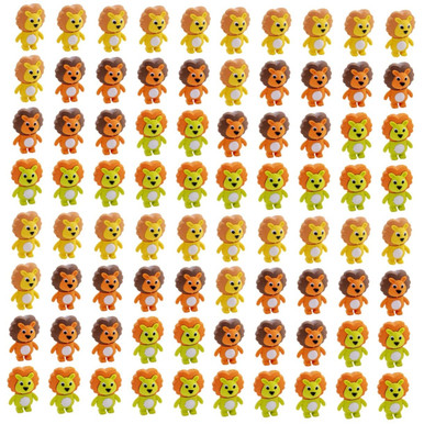 Alasum 80 pcs Little Lion Eraser 3D Pencil erasers Students Eraser ...