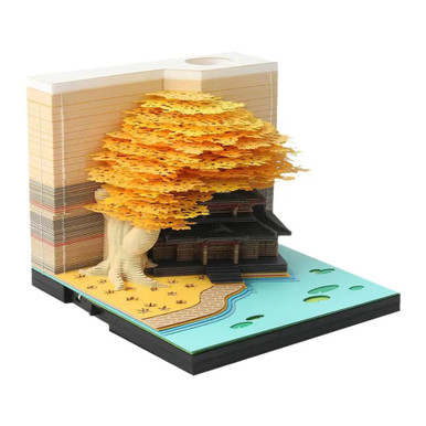 JCAKES 3D Calendar 2024 Desk Calendar 2024 3D Notepad Cubes 190sheets ...