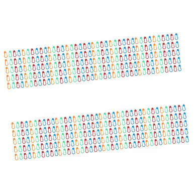 ULDIGI 3200 Pcs Plastic Gourd Pins Bulb Markers Calabash Safety Gourd ...