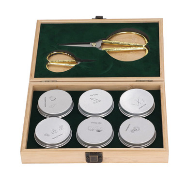 Vintage Solid Wood Needle and Thread Box Set Multifunctional Sewing ...