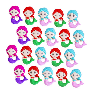 ibasenice 96 Pcs Mermaid Eraser Rubber Eraser Student Pencil Eraser ...