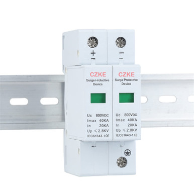 KAPPDE 2P DC 600/800/1000VDC Surge Protection Device 20-40kA SPD House ...