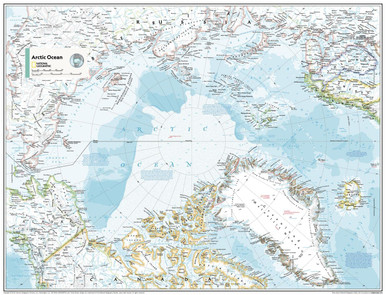 National Geographic Maps: The Arctic Political Wall Map - 31 x 24 ...
