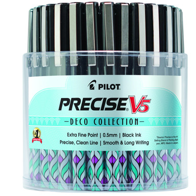 PILOT Precise V5 Stick Deco Collection Liquid Ink Rolling Ball Stick ...