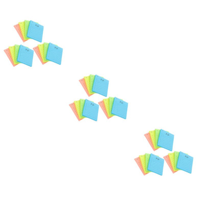 Ciieeo 36 Pcs Fluorescent Notes Office Notepad Color Stickers The ...