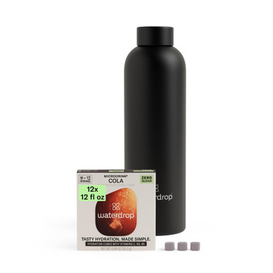 waterdrop COLA Set, 34oz Stainless Steel Water Bottles with Exclusive ...