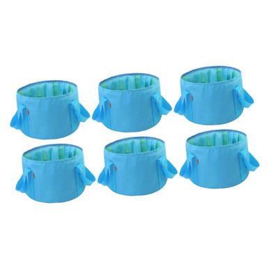 Sosoport 6 Pcs Foot Soaking Tub Water Bucket Basin Tub Collapsible Wash ...