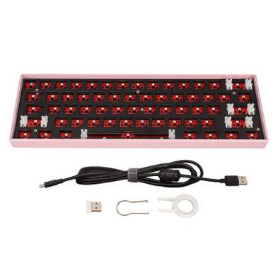 61 Key Mechanical Keyboard DIY Kit, Hot Swappable Tri Mode Custom ...