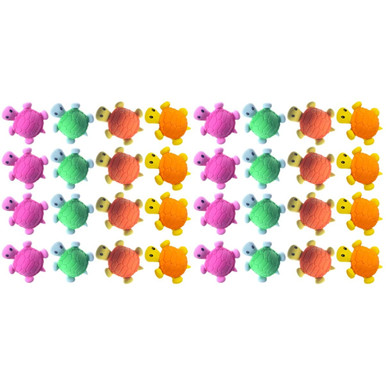 Toyvian 48 Pcs Turtle Eraser Cute Erasers Cute Animal Erasers 3D Mini ...