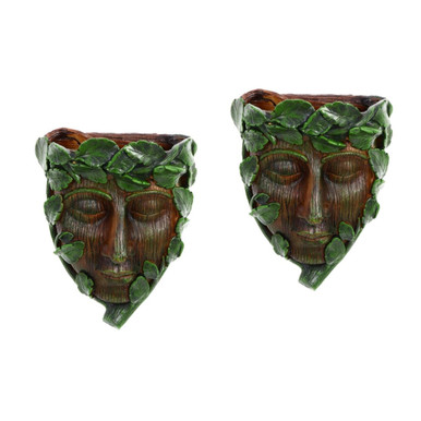 GANAZONO 2pcs Face Feeder Tree Hugger Decor Tree Face Sculpture Tree ...