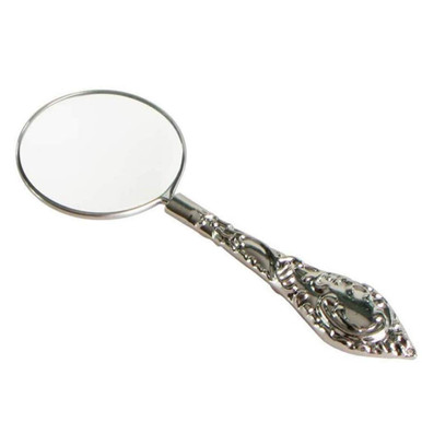Handheld Magnifier,Magnifying Glass,Magnifying Glass 4X Antique Copper ...
