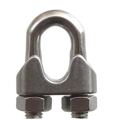 Penta Angel M3 Stainless Steel 1/8'/3mm Wire Rope Cable Clip Clamp ...