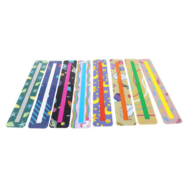 8Pcs Colorful Guided Reading Strips,Dyslexia Tools for Kids,Reading ...