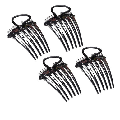 iekufes 4 pcs Comb,Comb With Elastic Band,Girls Combs for Teethes ...