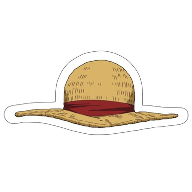 Luffy Straw hat Decal Sticker UV Water Resistance Car Bumper Window ...