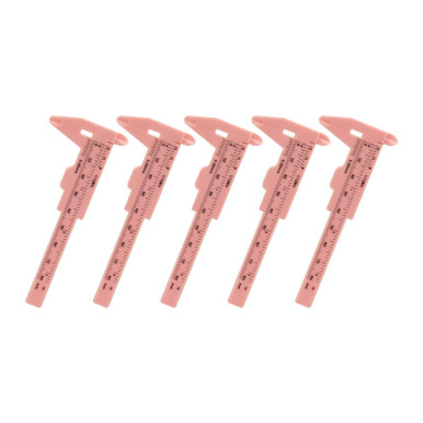 BAMTTOO Mini Plastic Caliper 5/10 Pack 80mm Vernier Caliper Double ...