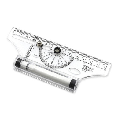 QMQJIA Portable Universal Multi-Purpose Rolling Ruler Drawing Parallel ...