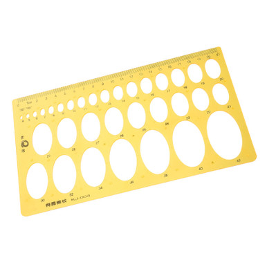 FOYTOKI Measuring Ruler Ellipse Measuring rulers Drawing Ruler ...