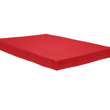 RED EVA Foam Sheets, 9 x 12 Inch, 2mm Thick Handicraft Foam Paper for ...