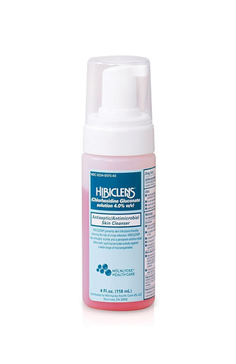 Hibiclens Antiseptic Antimicrobial Skin Cleanser 4oz Foam Pump ...