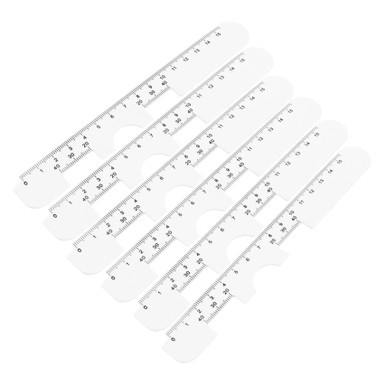 DOITOOL 6pcs Plastic Pupil Distance Ruler Pd Measurement Tool Eye ...