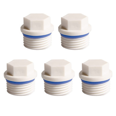 Feelers 1/2" PT Outer Hex Male Threaded PPR Pipe Plug End Cap Garden ...