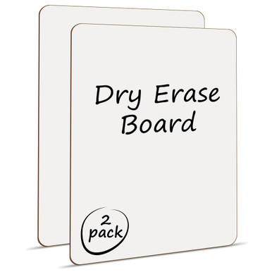 2 Pack Dry Erase Boards, 9"x12" Double Sided Easel Small Whiteboards ...
