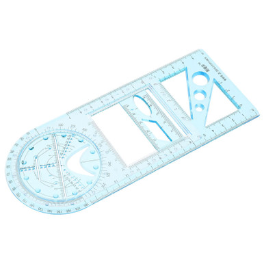 Toyvian Multifunctional Geometric Ruler Ruler Drawing Tool Drawing ...