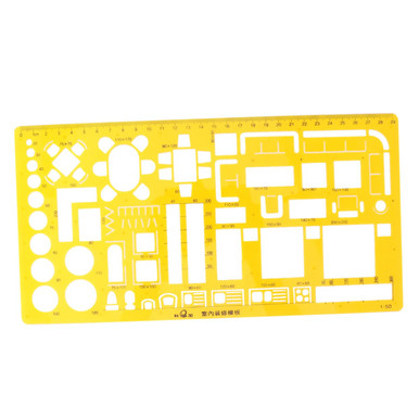 MAGICLULU Architecture Drawing Rulers Kit Construction Templates Rulers ...
