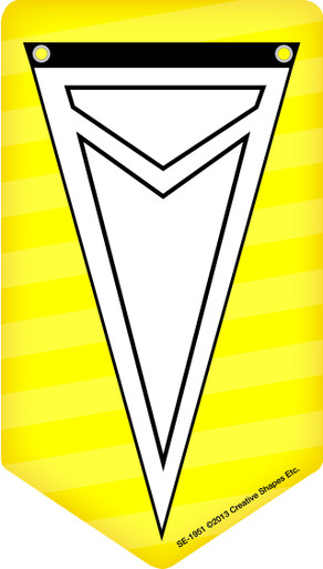 Pennant/Flag Large Notepad: Brighten your classroom or bulletin board ...