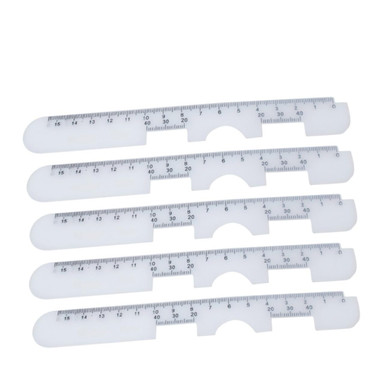 ULTECHNOVO 5pcs Pupillary Distance Ruler Glass Tips Pd Measuring Ruler ...