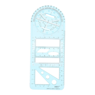 VILLCASE Ruler Measuring Draft Supplies Clear Measuring Tool Drafting ...