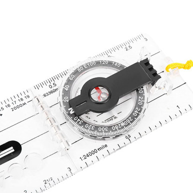 Foldable Map Compass, Lightweight Acrylic Outdoors Tool for Camping ...