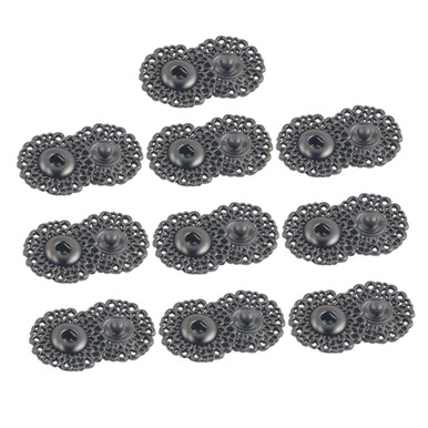 TEHAUX 10pcs Press Fastener Press Studs Jeans Button Buttons for ...