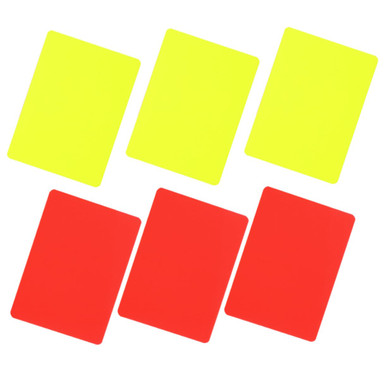 SAFIGLE 6pcs Referee Cards Referee Score Pads Soccer Ball Game Cards ...