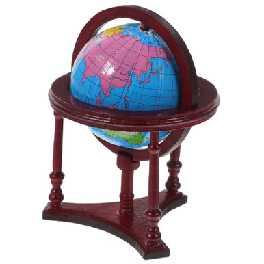 ibasenice Globe Model Mini House Globe Doll House Earth Globe Geography ...