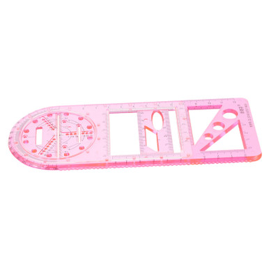 LALAFINA Ruler Measuring Stencil Multitools Drafting Stencils Drawing ...