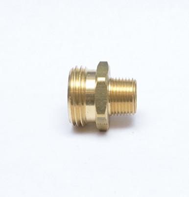 FASPARTS 1/2" Male NPT MPT MIP to 3/4" Male GHT Garden Hose Thread ...