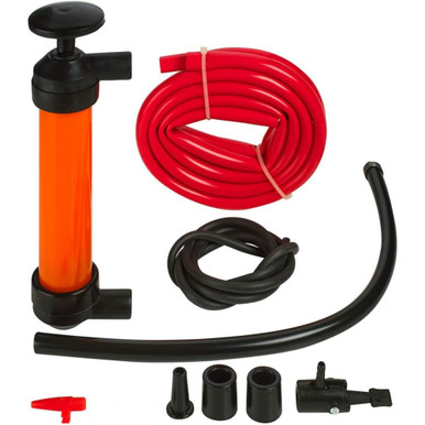 MeasuPro Siphon Hand Pump For Water - 15" Manual Water Pump, Gas Siphon ...