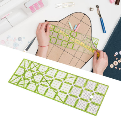 Quilting Patchwork Ruler, Rectangular Transparent Laser Cut Acrylic ...
