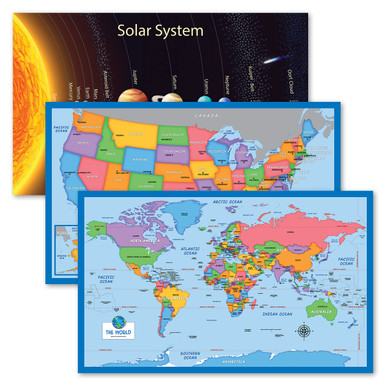 Palace Learning 3 Pack - Solar System Poster for Kids [Long ...