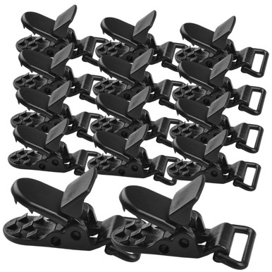 Housoutil 20pcs Tent Buckle Clip Tarp Clips for Outdoor Tent Tarp Clips ...