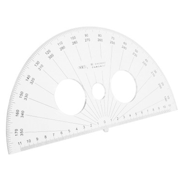 STOBOK 180 Semicircle Protractor Measuring Protractor Drafting Ruler ...