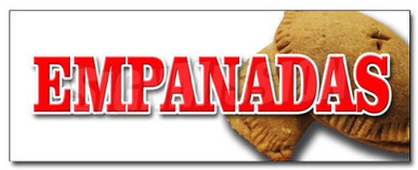 12" Empanadas Decal Sticker Latin Restaurant Food Meat Chicken hot ...
